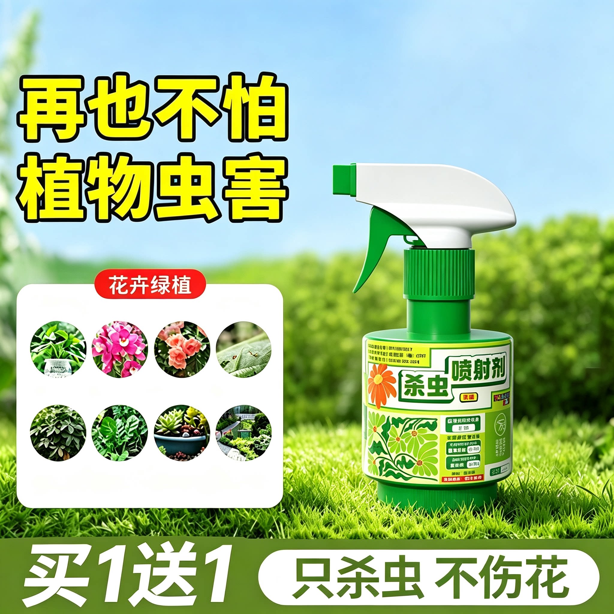 杀虫药花卉植物室内花杀虫剂通用除虫药剂花草月季花病虫害常用药