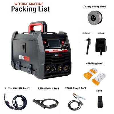 三用1kg无气MIG焊机220V120安脉冲MIGMMATIG焊接机MIG-160