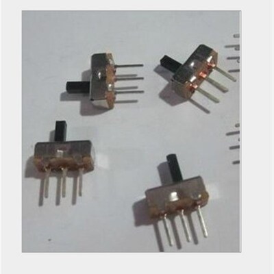 拨动开关SS12d00G4 4MM柄长 玩具开关三脚 两档位
