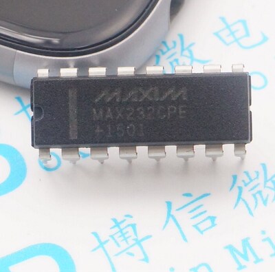 直插 MAX232CPE MAX232EPE DIP-16 RS-232接口IC