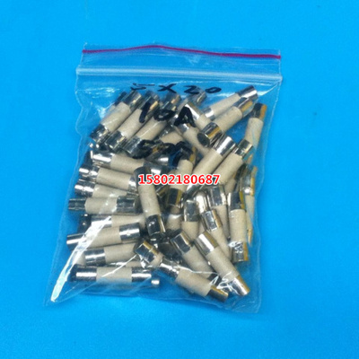 陶瓷保险丝 管5x20mm 2A 250V F2AL250V 快熔断一袋50只