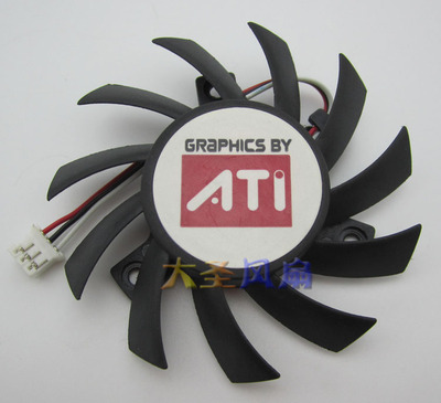ATI T127010DH 显卡风扇 直径65mm 孔距40mm 12V 0.35A