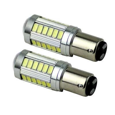 汽车LED高亮透镜爆闪刹车灯倒车泡后雾灯尾灯改1156 T20 1157 T25