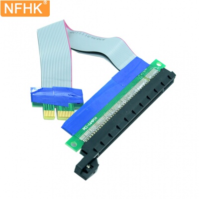 NFHK转接线PCI-E延长线16X 1X线USB倍速公对母转接卡增高卡回排线