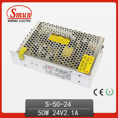 SMUN西盟开关电源 S-50-24 24V 2.1A 50W 监控 工控 单组 输出50W