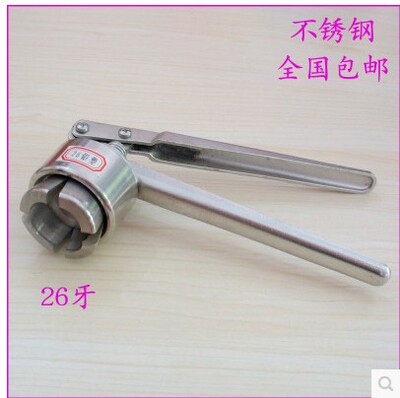 包邮20.26牙28牙不锈钢压盖机盐水瓶手动轧盖钳输液瓶封口工具