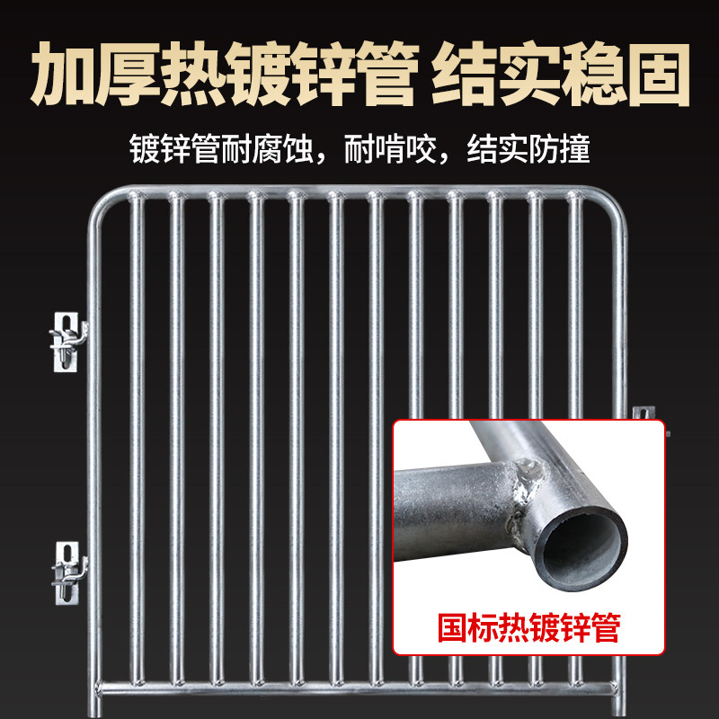 猪圈门猪笼铁门砖砌水泥圈舍前后门牛羊圈舍围栏配件养猪场猪栏门
