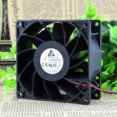 原装 台达 9cm 9038 FFB0924EHE 24v 0.75a 9238 变频器 散热风扇