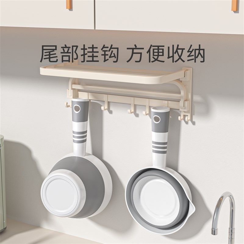 婴儿洗澡水勺可悬挂洗头杯儿童折叠舀水小水瓢宝宝洗发玩水水瓢勺