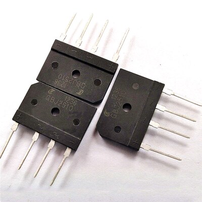 桥田整流桥 GBJ2510 25A/1000V 桥堆 做足电流电压 (5只)