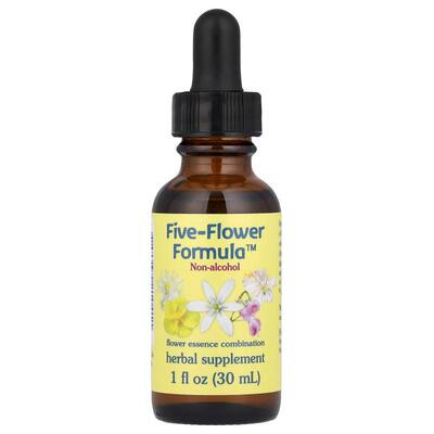 Flower Essence Services,五花配方，花卉精华组合，无乙醇，1 液