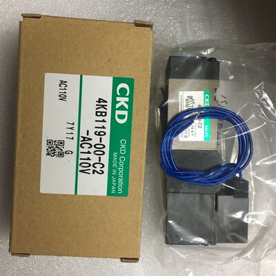 现货CKD电磁阀4KB119-00-C2/AC110V/DC24/全新真品当天发货