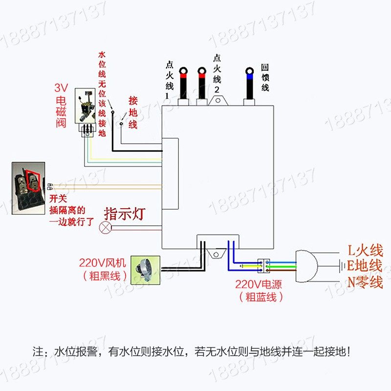 蒸包炉汤桶脉冲点火器肠粉机蒸柜蒸炉火器电脑板控制器双点火器