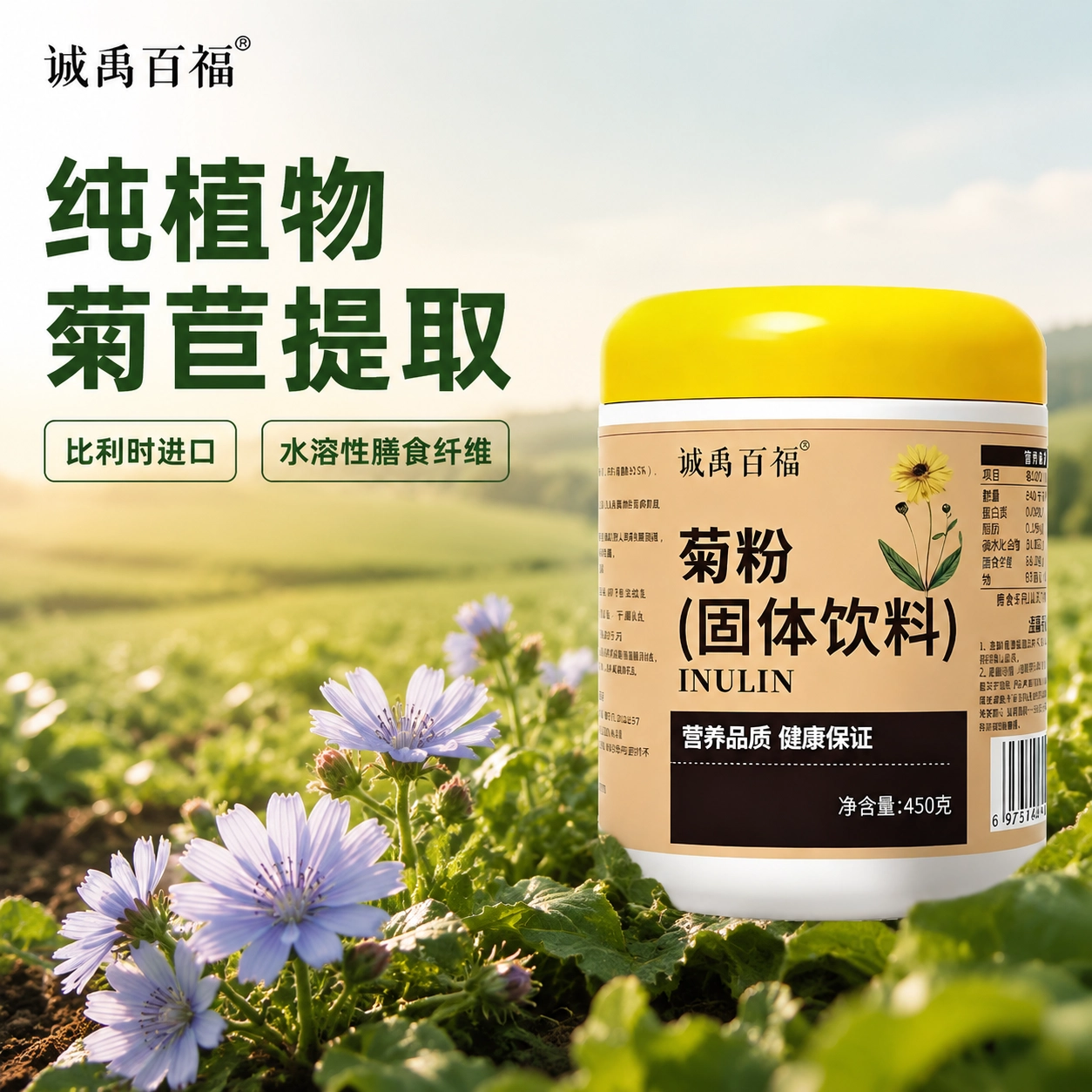 菊粉益生元低聚果糖固体饮料比利时进口食品级代糖水溶性膳食纤维