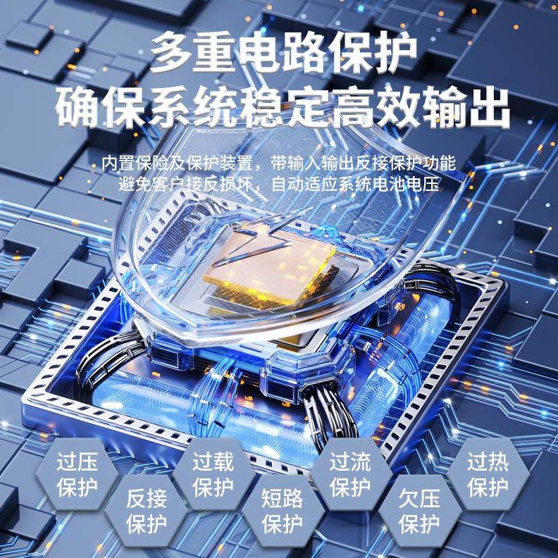 甄选新款太阳能控制器充12V/24V/36/48V厂家直销80A充5V手机充电