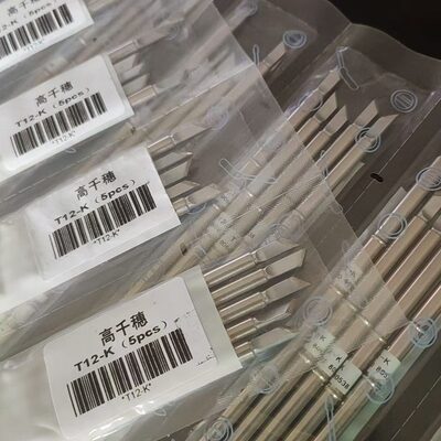 甄选不易用坏的T12-K电烙铁头洛铁头T12铬铁头电焊头FX-951/FM-20