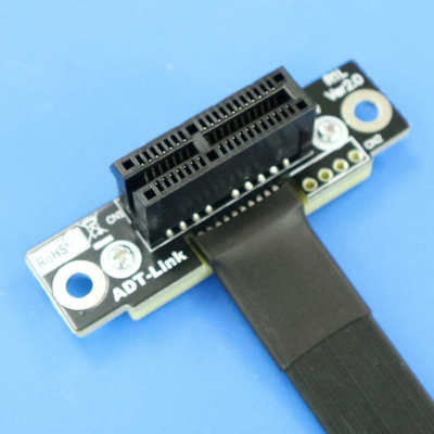 PCI-E x1延长线转接x1 pcie 1x to 1x 支持1U2U机箱支持网卡 ADT