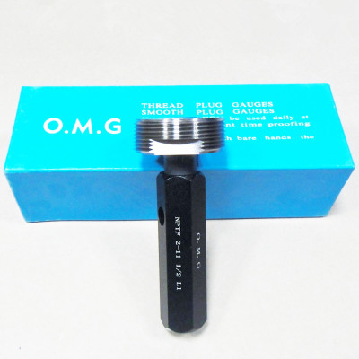 OMG超大规格美制干密封3锥牙规NPTF2寸管用塞规L1量规针规通止规