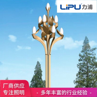 新款LED路灯中华玉兰灯市政工程广场公园草坪灯户照明景观灯定 制