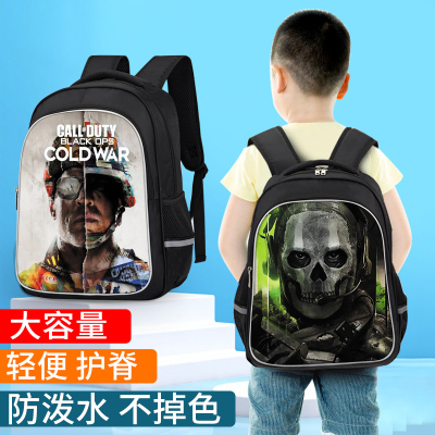 游戏周边决胜时刻帆布多功能梦诺塔书包高级感多层大容量大学高中