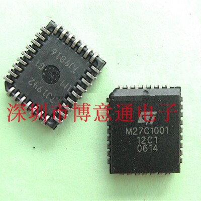 M27C1001-12CI 可擦写可编器只读存储器和OTP存储程PLCC32 可直拍
