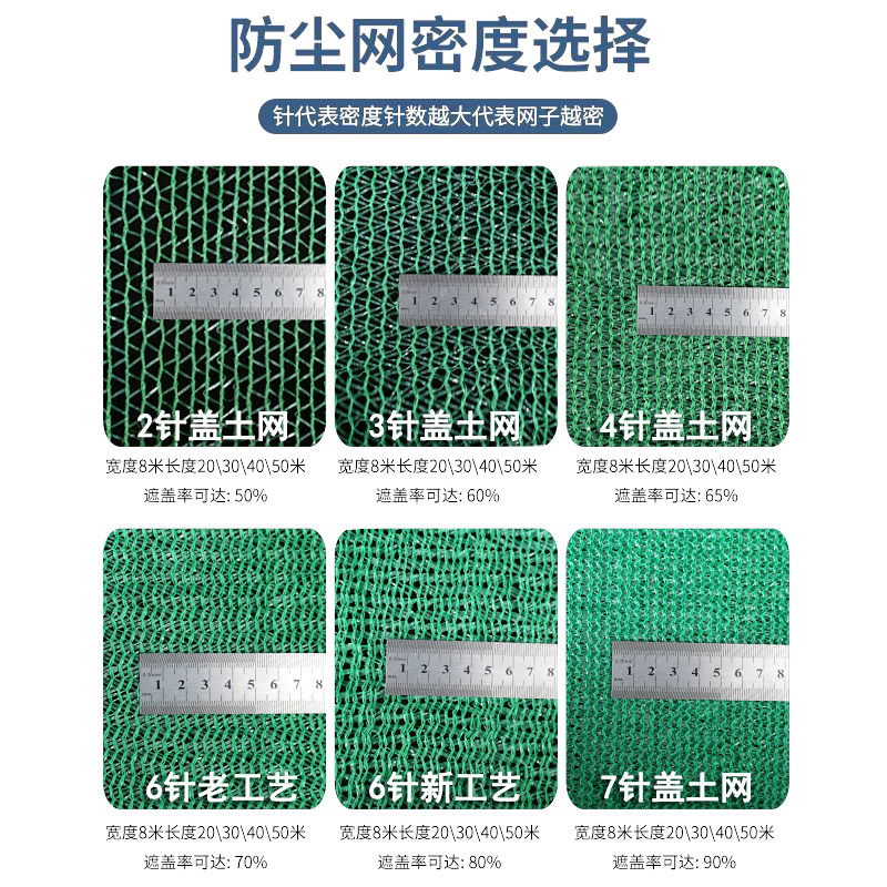 盖土网防尘网建筑工地绿网覆盖绿化网盖沙盖煤裸土遮盖网绿色环保