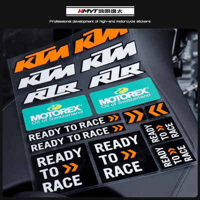 适用KTM0托车贴DUKE79089摩RC390ADV改装0091反光贴花贴纸防水贴