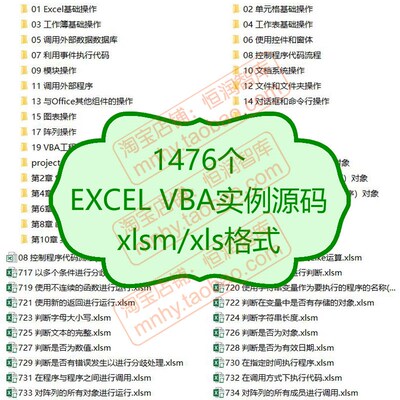 EXCEL VBA实例源码函数源代码基础操作控件控制程序宏模块对象