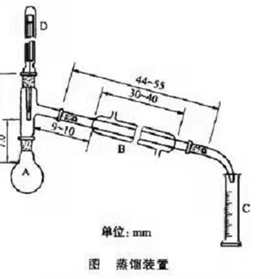 药典0611蒸馏装置药典通则0611蒸馏测定法药典蒸馏0611