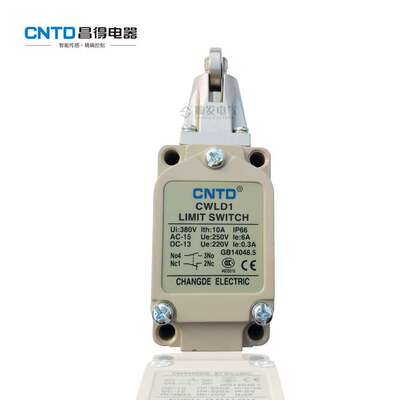 昌得CNTD行程开关CWLD1限位开关微动开关 带轮 代替TZ-5103防水