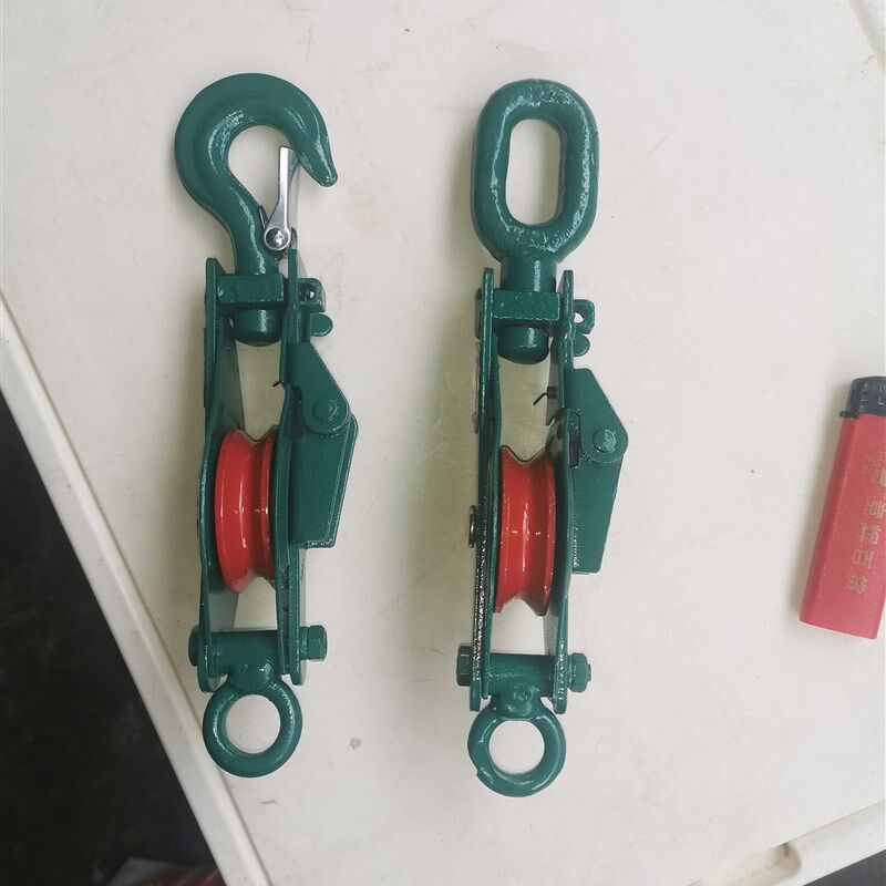 微型吊勾吊环日式精品强力起重滑车钢丝绳铁滑轮迷你吊钩滑轮钩