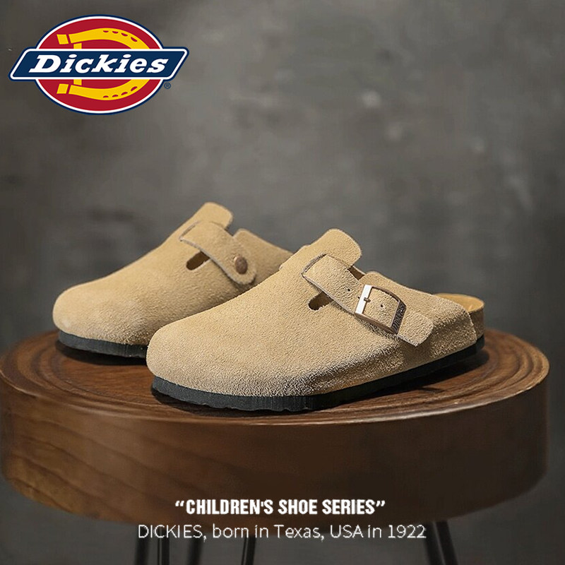 Dickies包头拖鞋男夏季外穿防滑软底一脚蹬勃肯鞋男运动轻便凉拖
