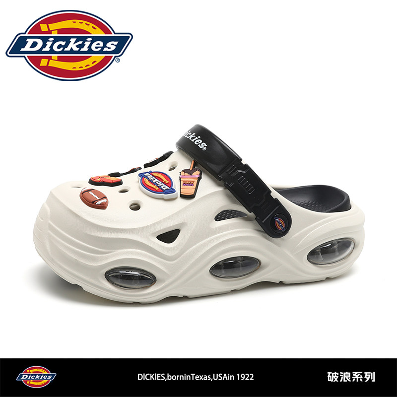 Dickies洞洞鞋男夏季外穿防滑包头拖鞋运动开车两穿户外沙滩凉鞋