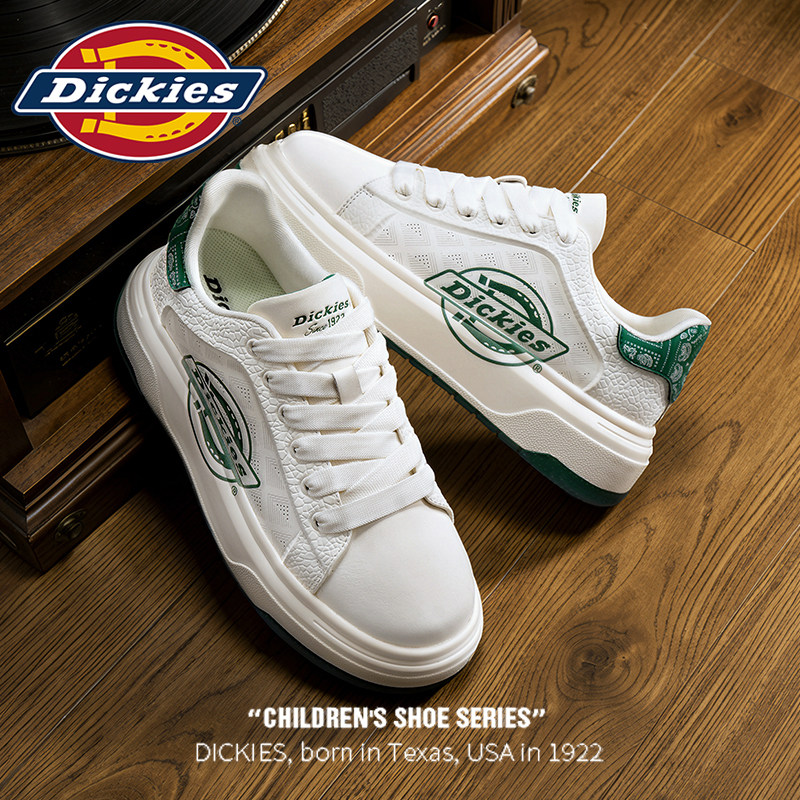 Dickies旗舰店男鞋2026夏季新款潮牌板鞋运动休闲增高百搭小白鞋