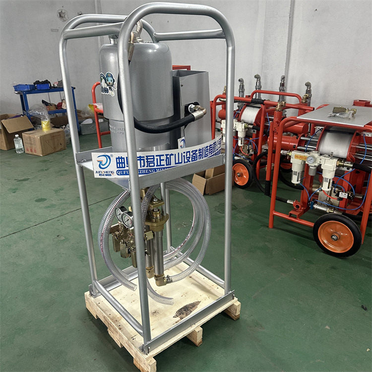 三缸双液化学注浆泵黑料白料ZZQ-0.48/8型防爆气动高压注浆机