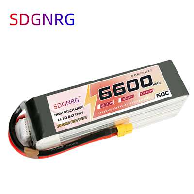 Model airplane high rate starting battery 60C 22.2V6600mAh