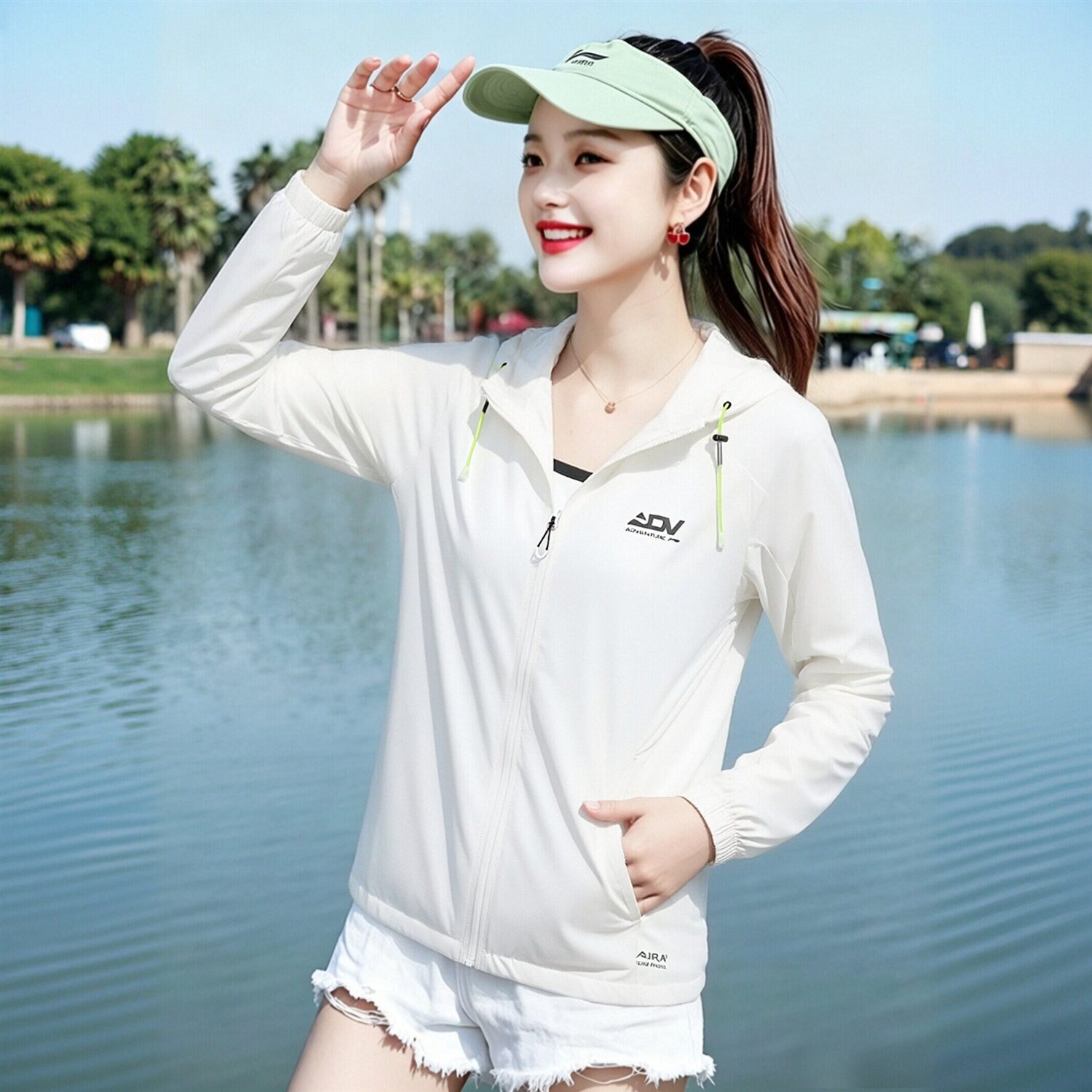 李宁运动风衣2026女子夏季新款跑步防风速干防晒宽松外套AFYW002