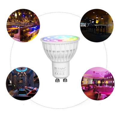 MILIGHT 4W GU10 RGB+CCT LED Spotlight 射灯 灯泡 FUT103