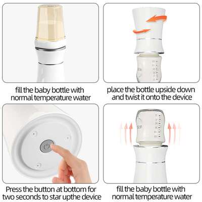 Food grade baby bottle warmer portable travel milk warmer