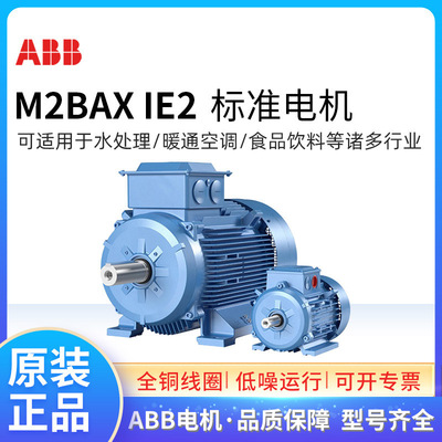 ABB铸铁电机M2BAX160MLA2 11KW2极3000转卧式/立式三相220/380V