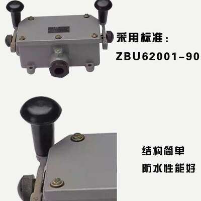 上海亮舟船用双柄电键开关AJ2交直流控制莫氏信号灯220V10A现货