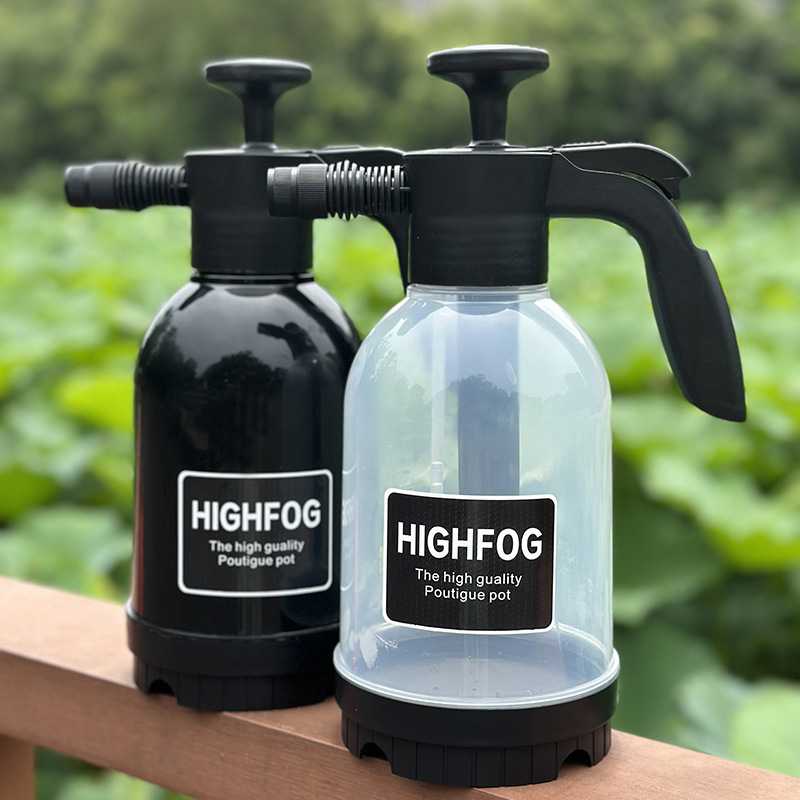 新款四孔耐酸碱自洁素喷壶 园艺浇花喷水壶 家用清洁扇形雾化喷壶