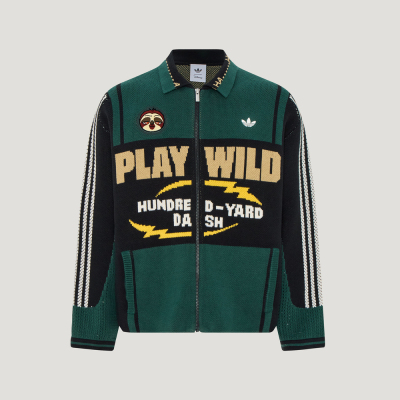 adidas阿迪达斯三叶草男子冬WILD运动休闲针织开衫外套KX4897