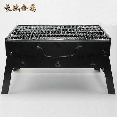 户外便携烧烤炉家用木炭碳烤炉BBQ折叠烧烤架加厚烧烤炉烧烤架