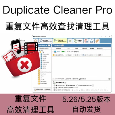 DuplicateCleanerPro5.26 27中文最新版重复文件高效查找清理工具