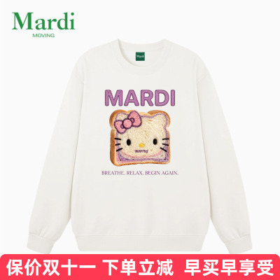 MARDIMOVING印花圆领女卫衣