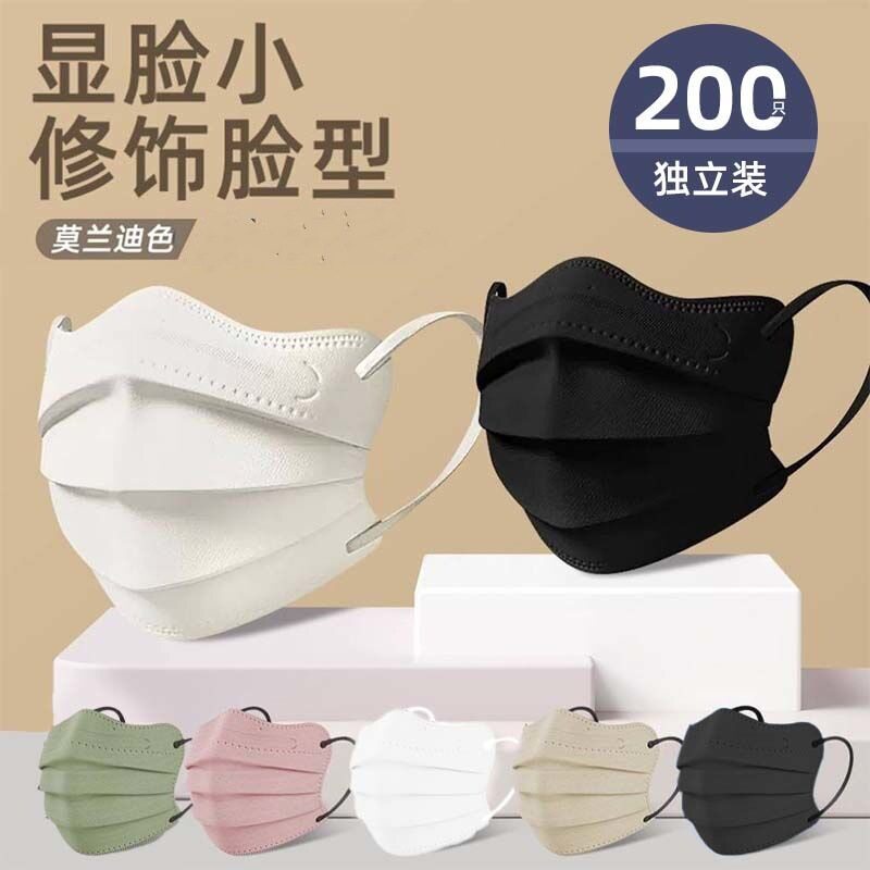 口罩女高颜值春夏防尘防晒护眼角加厚2025新款3D立体莫兰迪显脸小