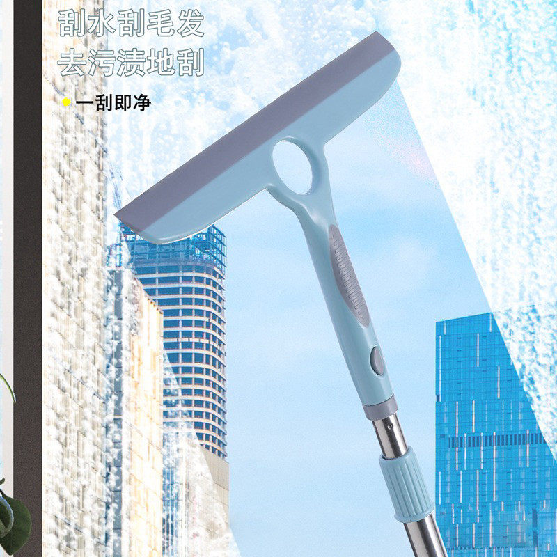 擦玻璃神器家用玻璃刮双面刮水器擦窗器搽洗窗户清洁工具长杆地刮