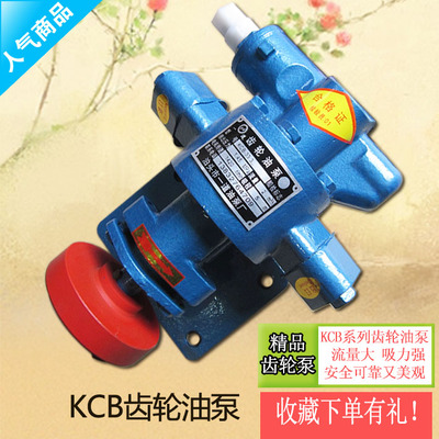 齿轮油泵KCB18.3/33.3/55/83.3高温抽油铸铁电动润滑油自吸泵泵头