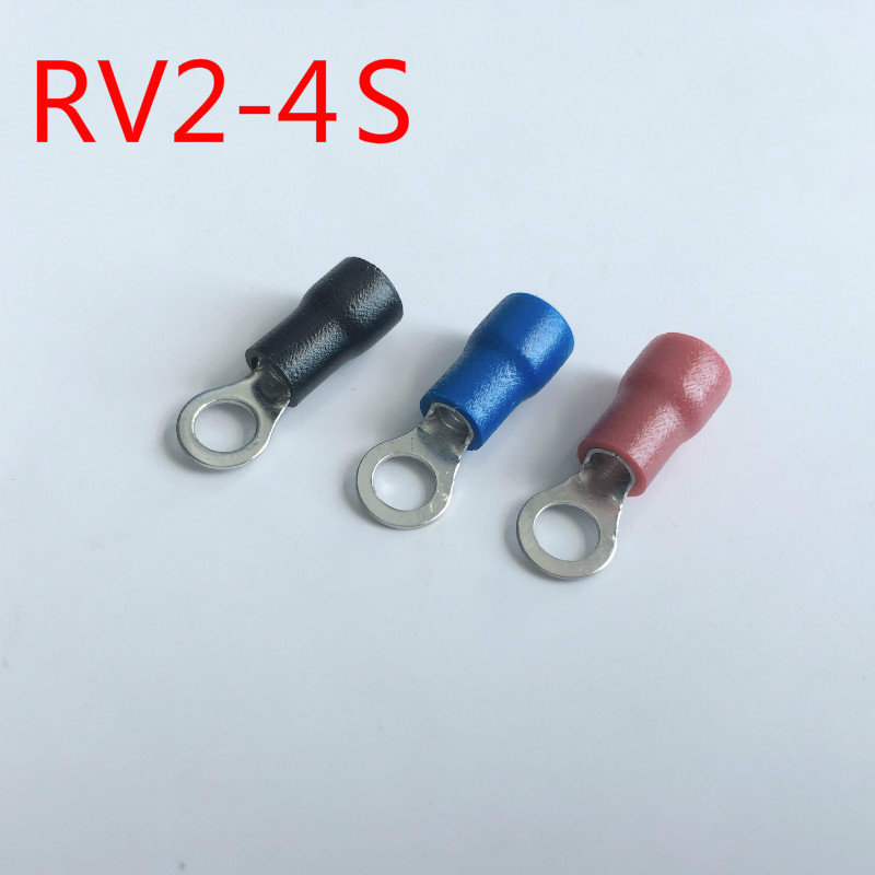 冷压端子 接线端子 O型端子 圆形预绝缘端子 线耳 铜鼻 RV 2-4